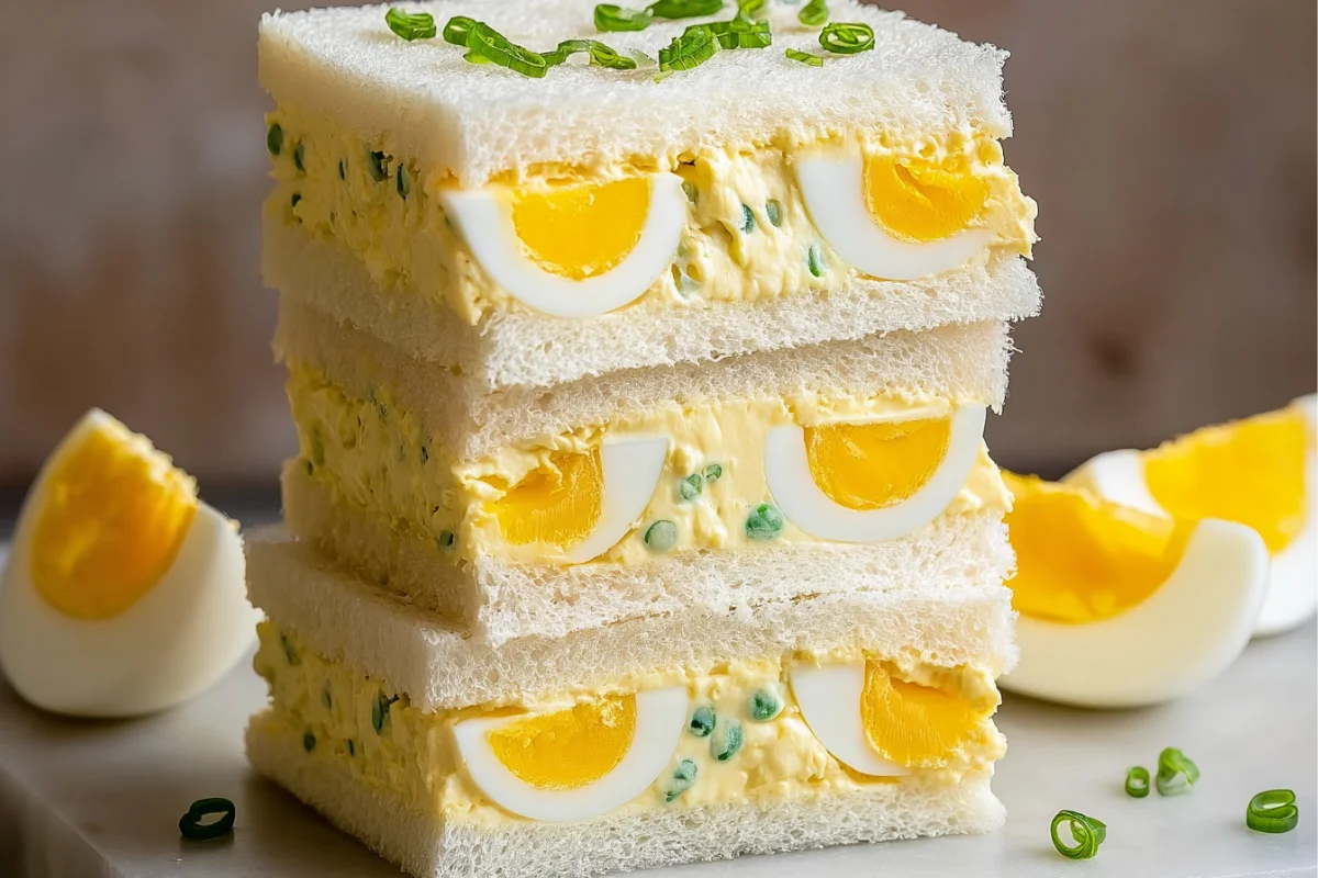 Japanese Egg Salad Sandwich Recipe: Easy Tamago Sando