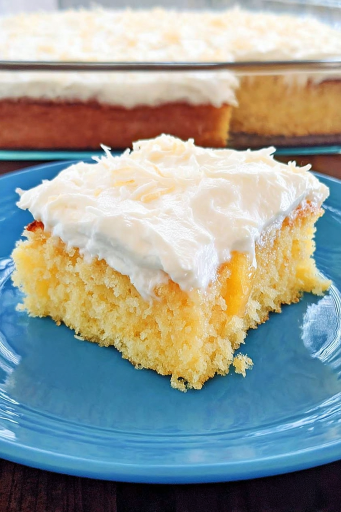Sunshine Mandarin Orange Cake with Creamy Pineapple Frosting