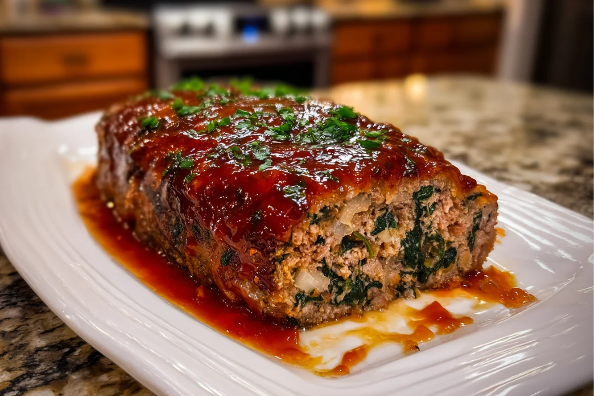 sweet and savory meatloaf with sweet and tangy glaze recipe