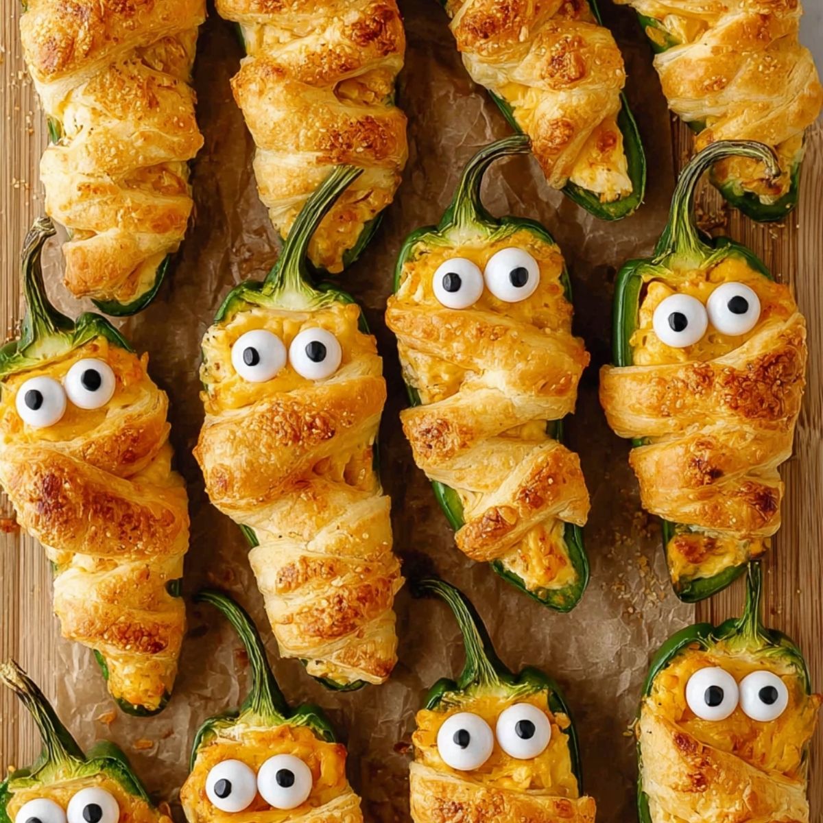 Halloween Jalapeño Poppers Mummy Recipe: Spooky, Cheesy & Party-Perfect