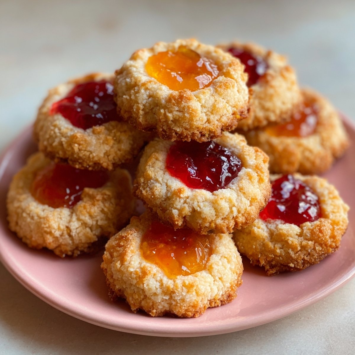 Christmas Jam Cookies Recipe
