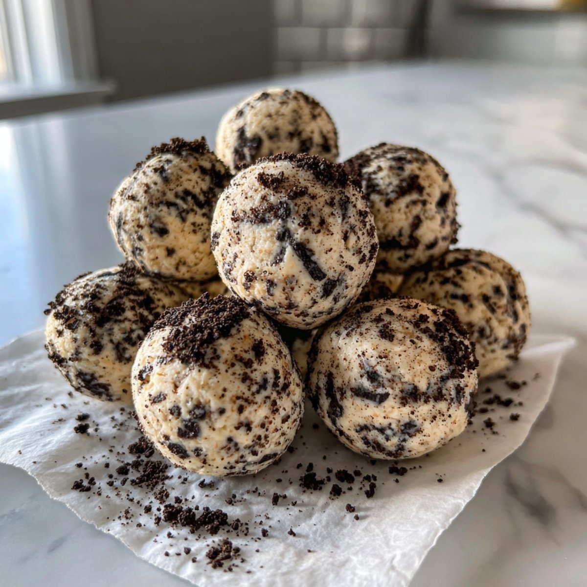 Cream Cheese Oreo Protein Balls