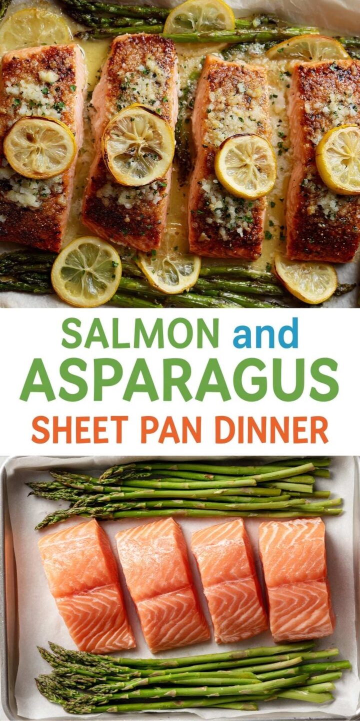 Salmon and Asparagus Sheet Pan Dinner (20 Minutes!)